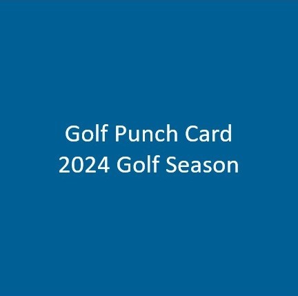 Golf Punch Card - Glacier View Golf Course